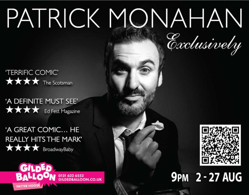Patrick Monahan – Stand-up comedian